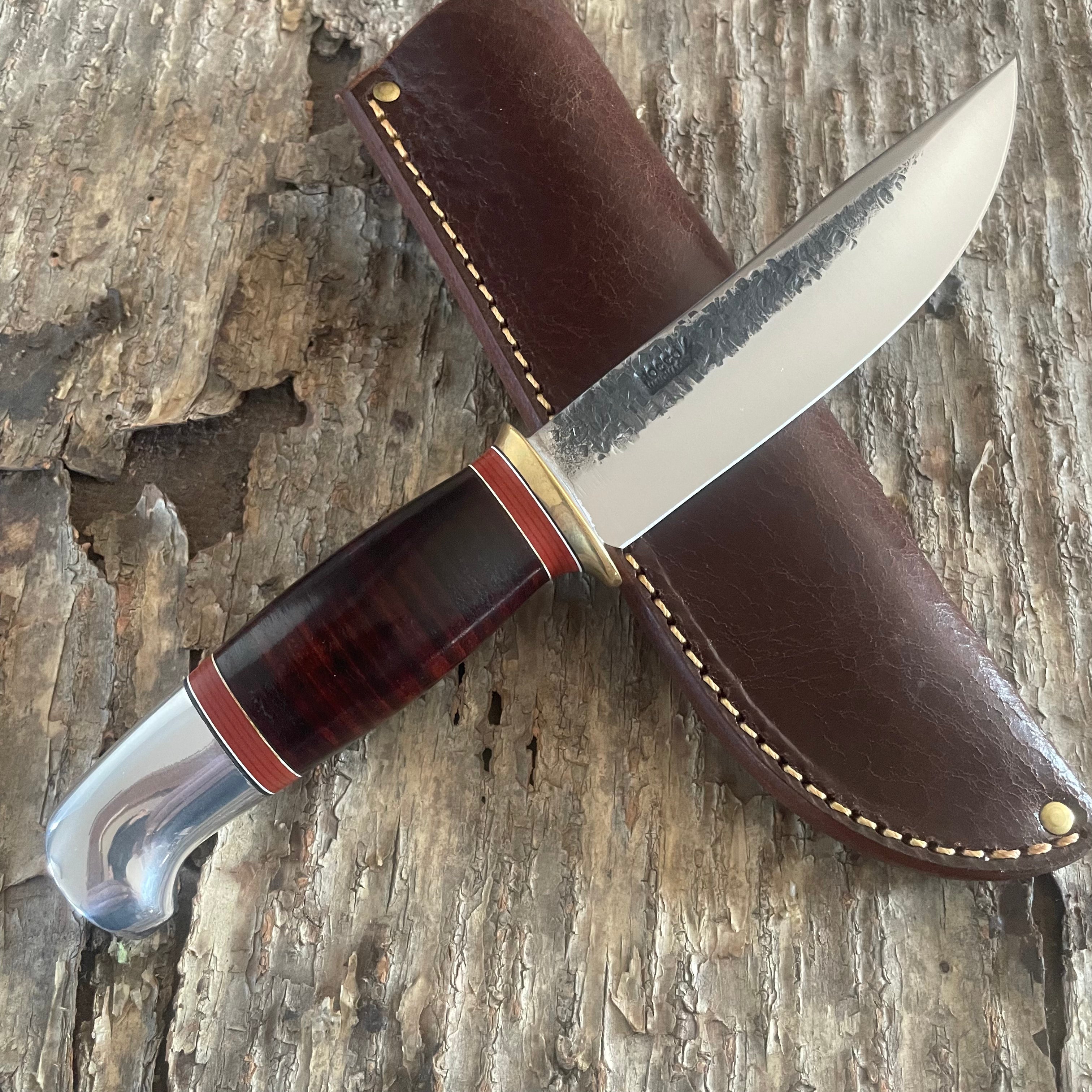 Hammer Mark Leather Aluminum Woody Hunter – Rocco Handmade